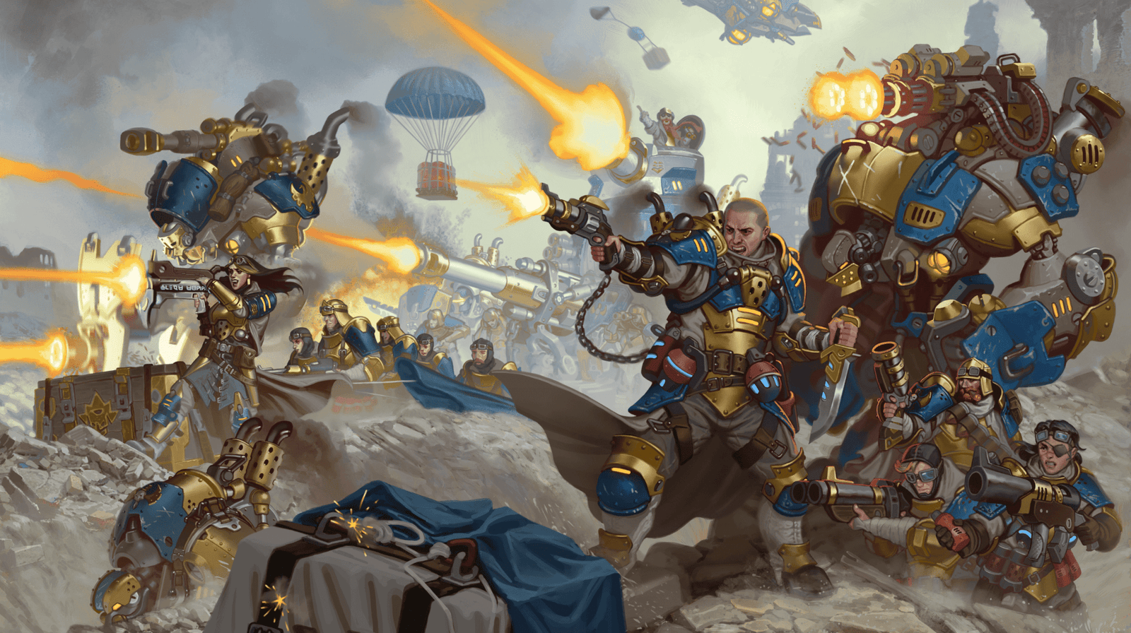 New Warcaster Preview – Captain Buck Hasker prepares for airdrop | War