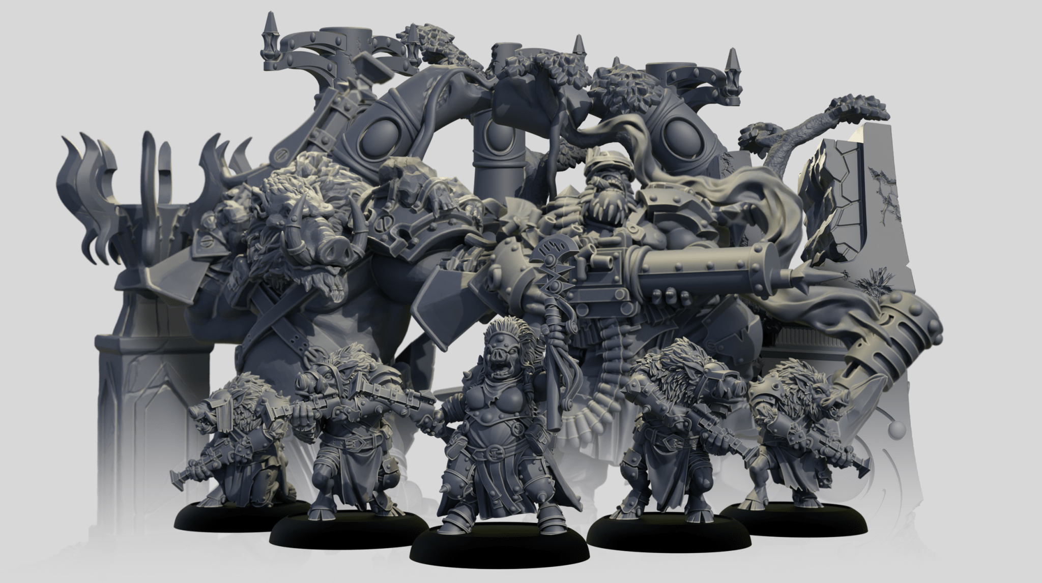 Brigands, Big Poses, and Broken Ios — February’s Warmachine 3D Preview