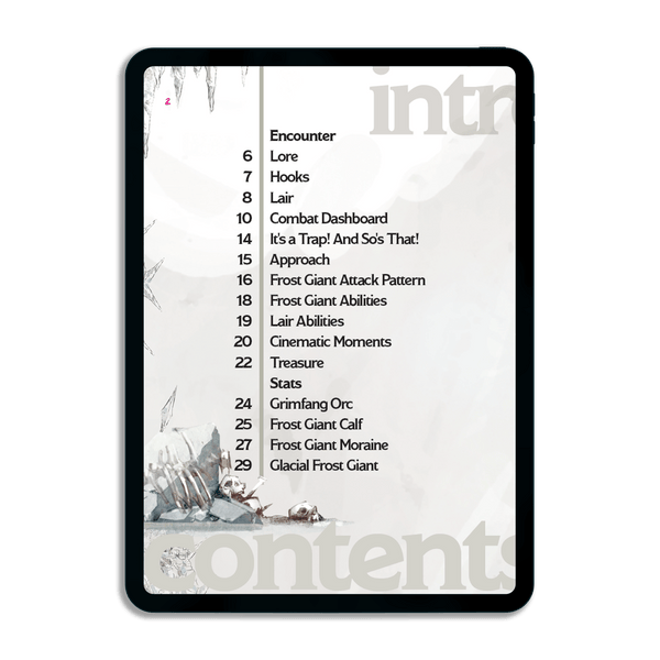 Epic Encounters: Caverns of the Frost Giant (PDF) – Steamforged Games