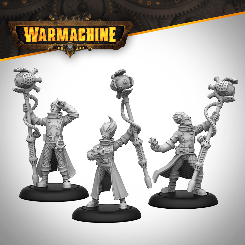 Warmachine: Cygnar Storm Forge Command Cadre