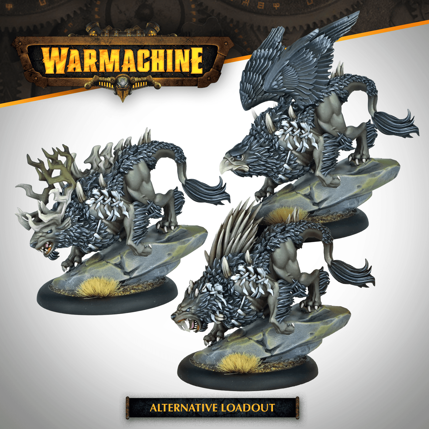Warmachine: Old Umbrey Feral Warbeast