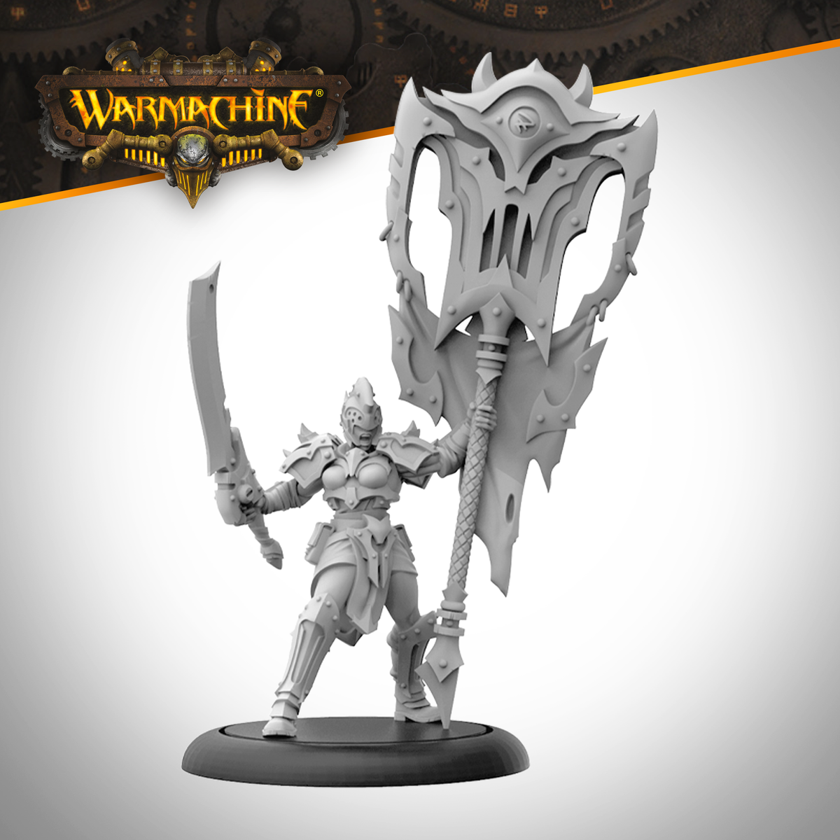 Warmachine: Orgoth Standard Bearer