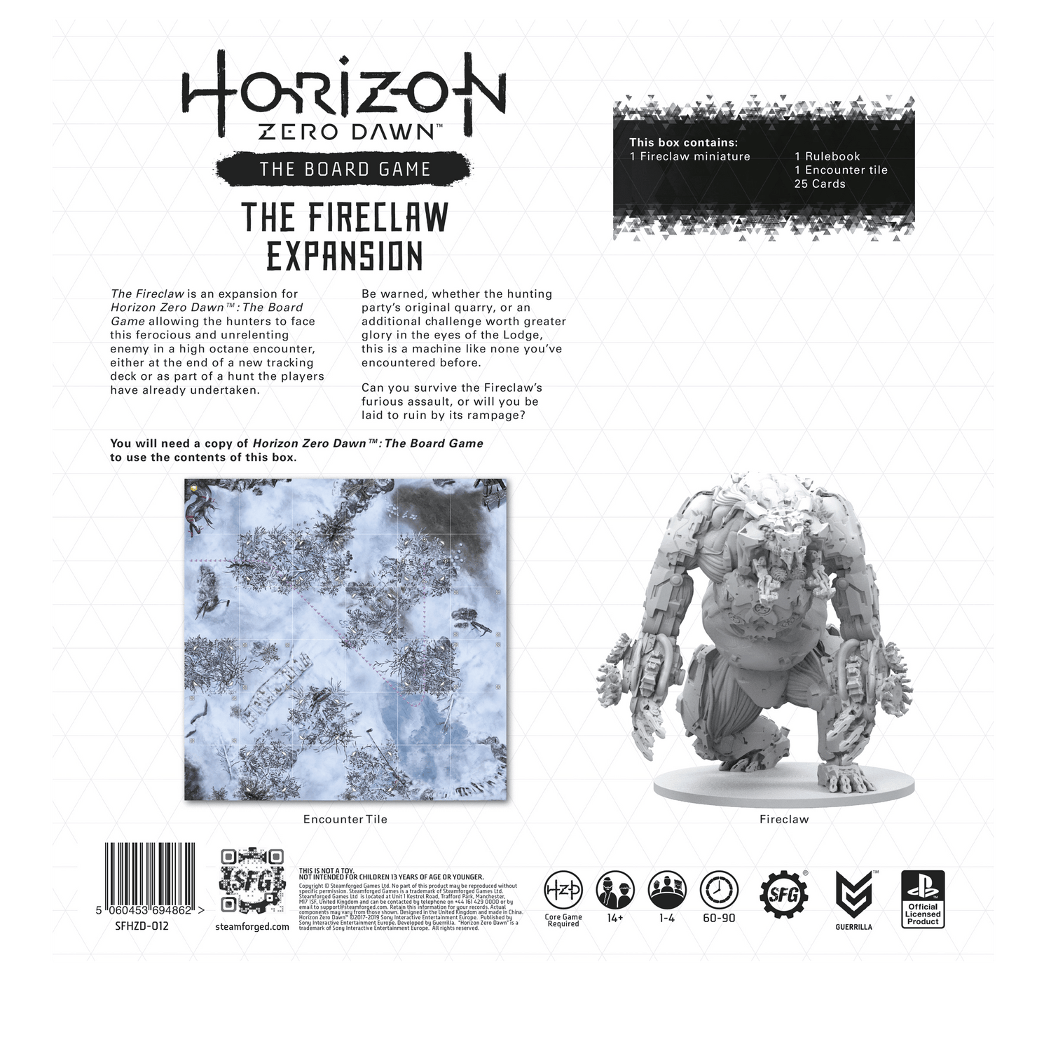 Horizon Zero Dawn Board Game - Fireclaw Expansion